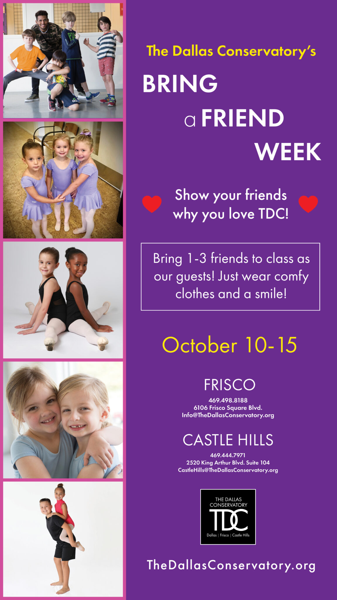 Bring A Friend Week - The Dallas Conservatory