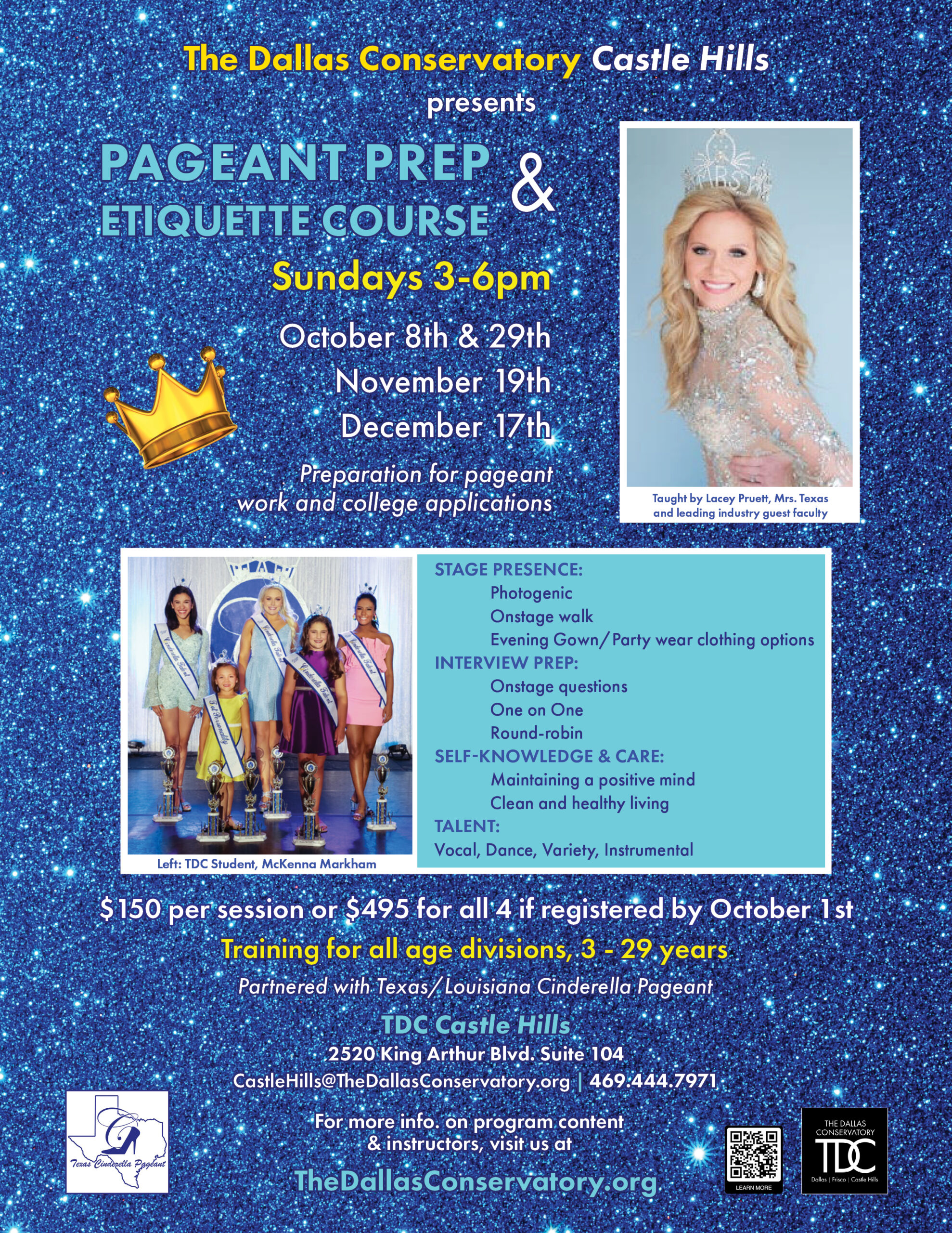 Pageant Prep & Etiquette Course - The Dallas Conservatory